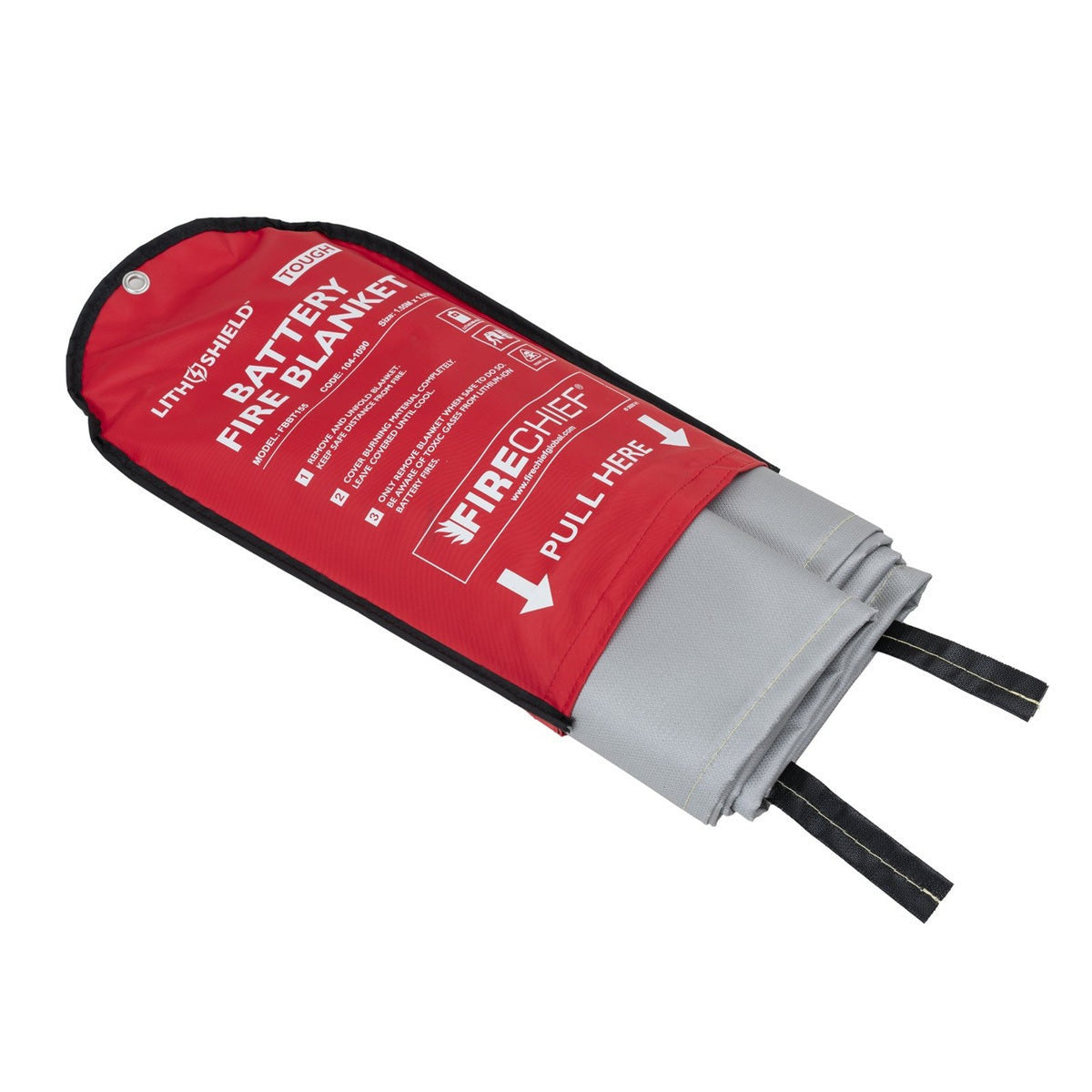 Firechief Firechief LithShield Tough Battery Fire Blanket 1.55 x 1.55m ...